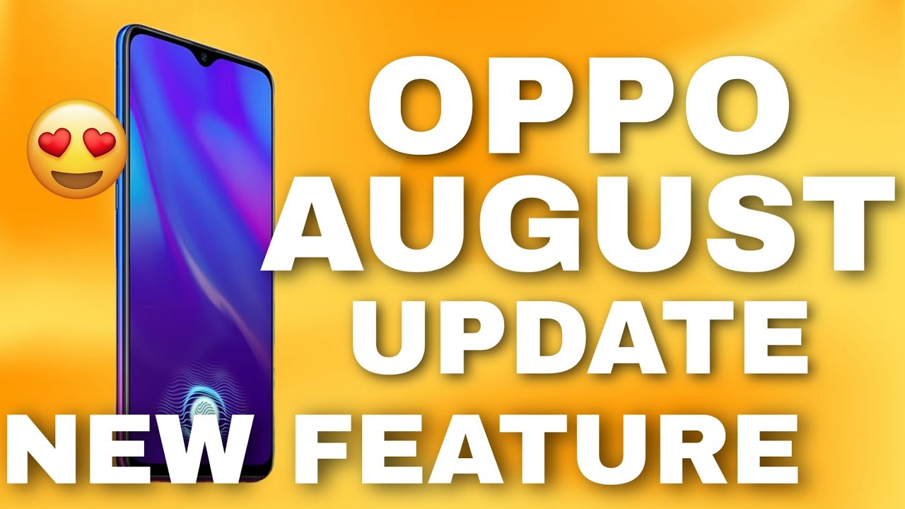 Oppo August Update | new features 😀 || oppo k1 coloros 7 android 10 ...