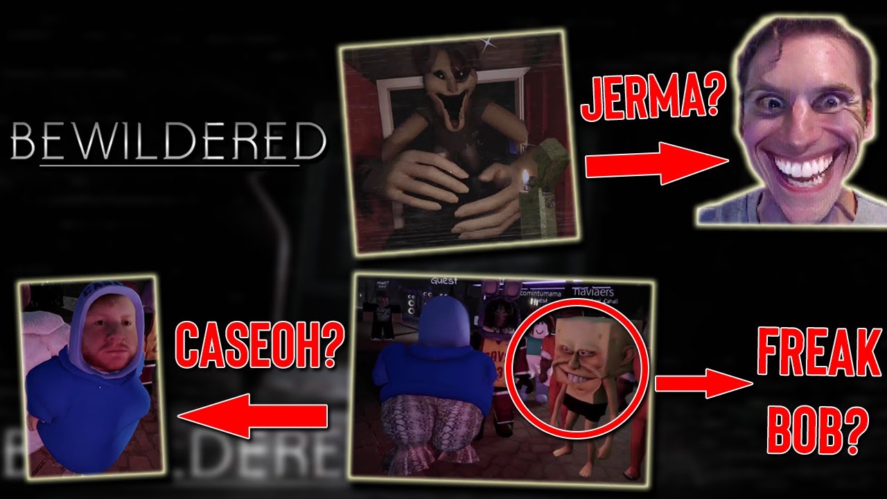 Jerma Monster in Roblox Bewildered?! AND Freakbob wants CaseOh?? - YouTube