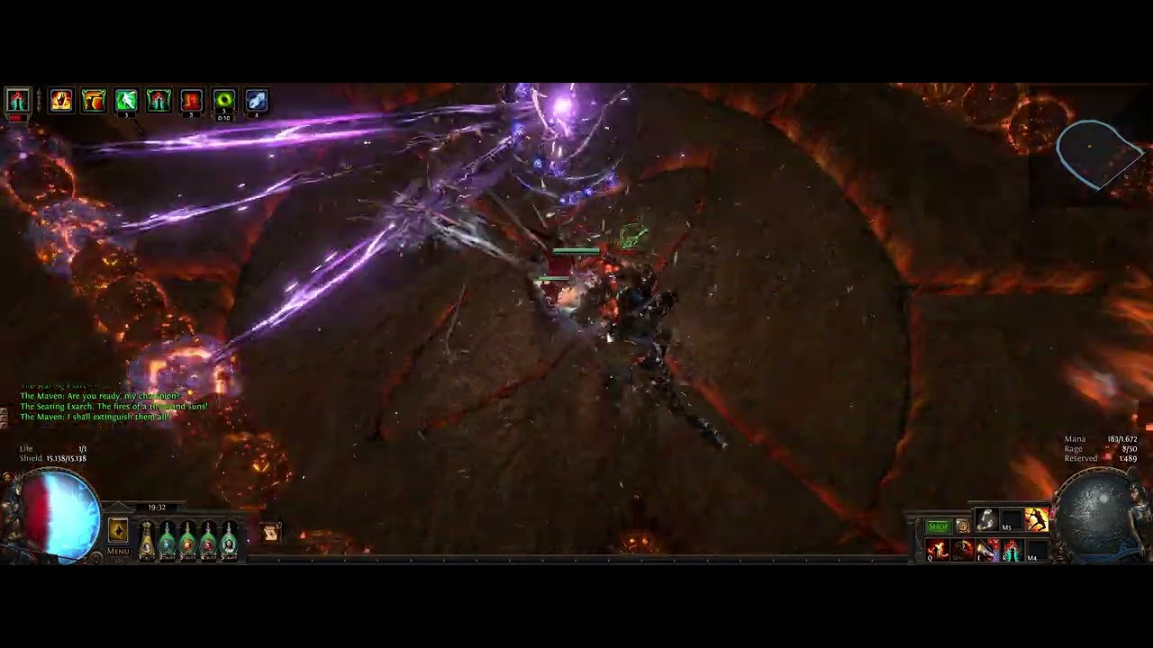 [PoE 3.24] Uber Exarch Splitting Steel Trickster - YouTube