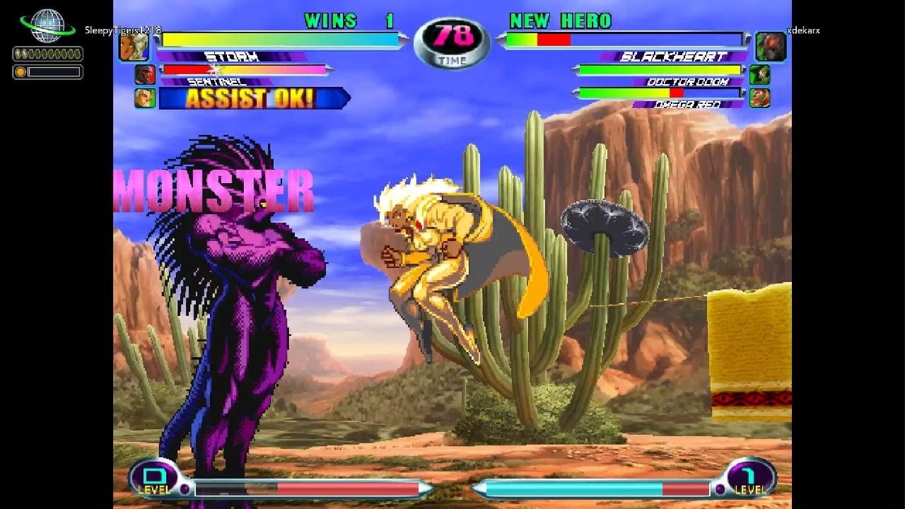 Ranked Matches MVC2 - MARVEL vs. CAPCOM Fighting Collection: Arcade ...