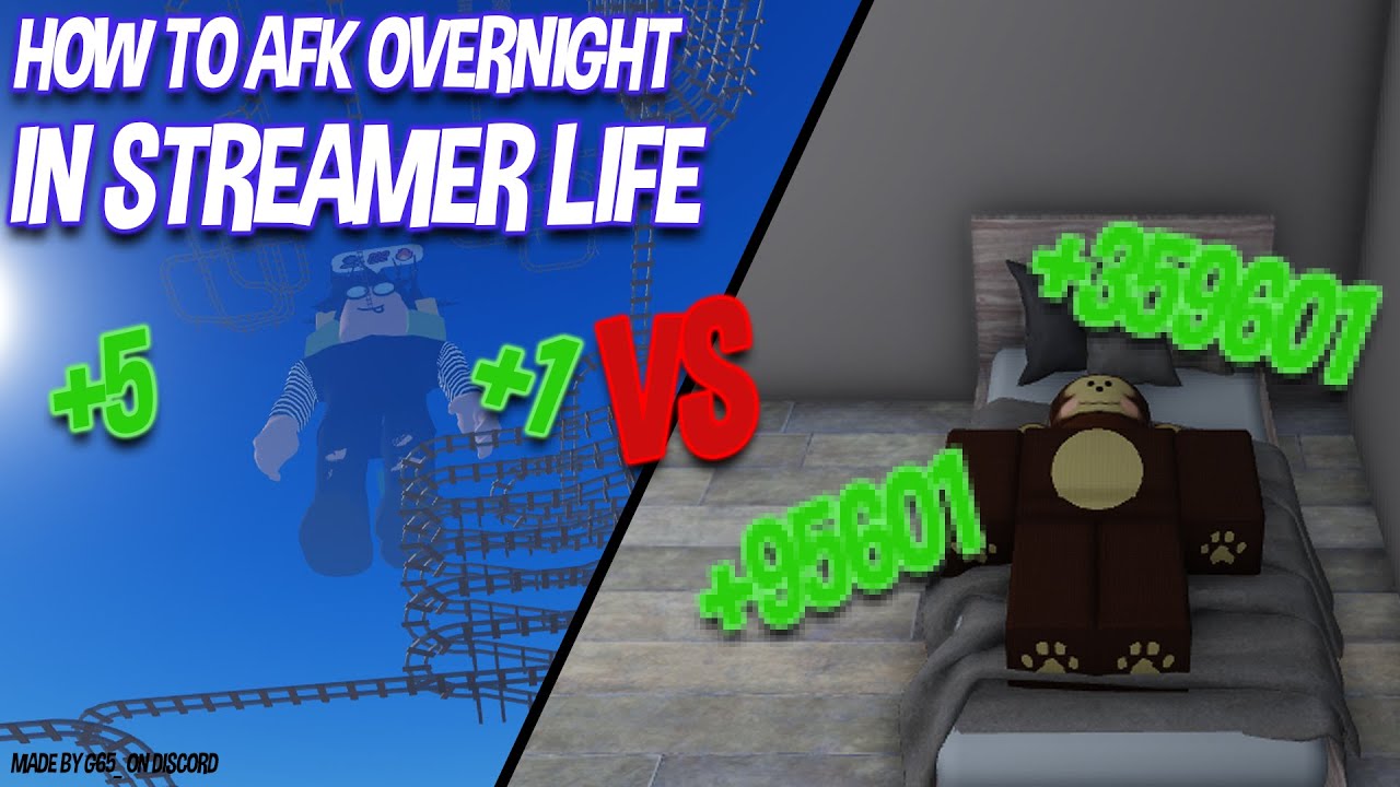 How To AFK Overnight In Streamer Life Roblox! 🔥🎥 - YouTube