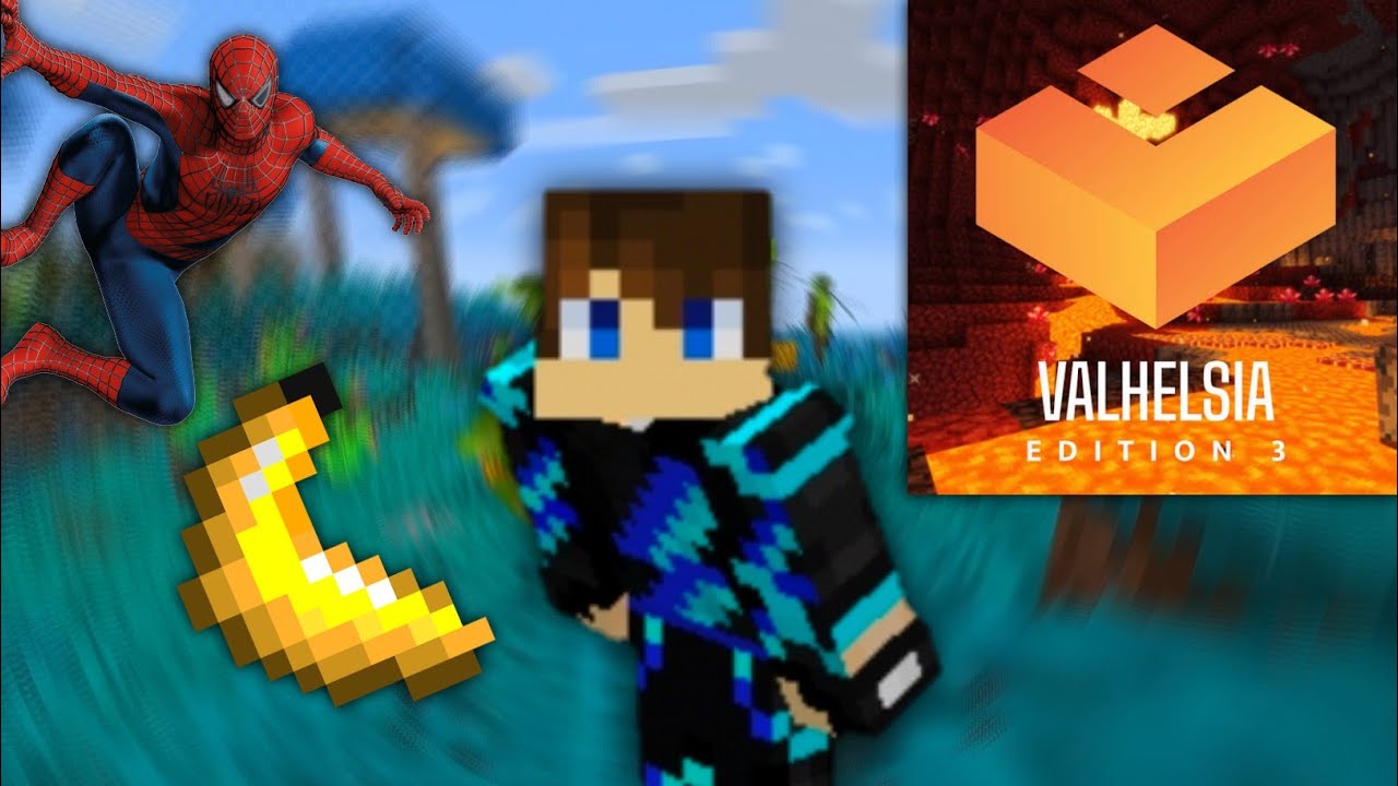 BANANA SPIDERMAN?? 🍌🕷️ ~ Valhelsia 3 Eps #1 - YouTube