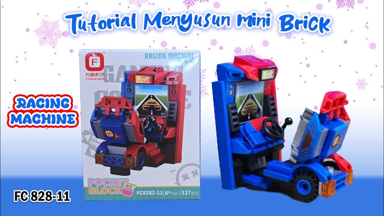 HOW TO BUILD MINI LEGO BRICKS POCKET FORANGE NANO BLOCKS GAME ARCADE ...