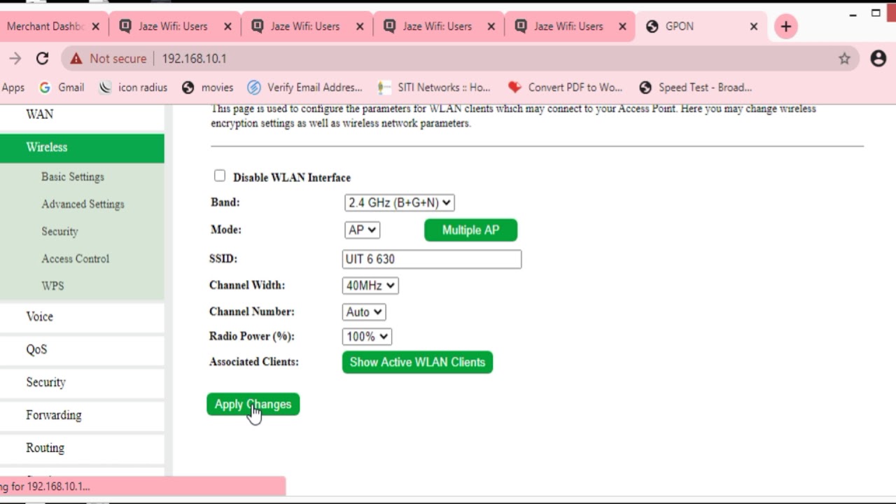 optilink ONT configuration - YouTube