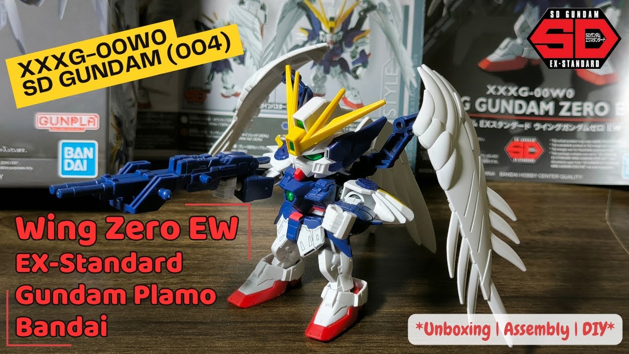 Gundam Wing Zero EW | SD Gundam Ex-Standard | Bandai | Assembly - YouTube