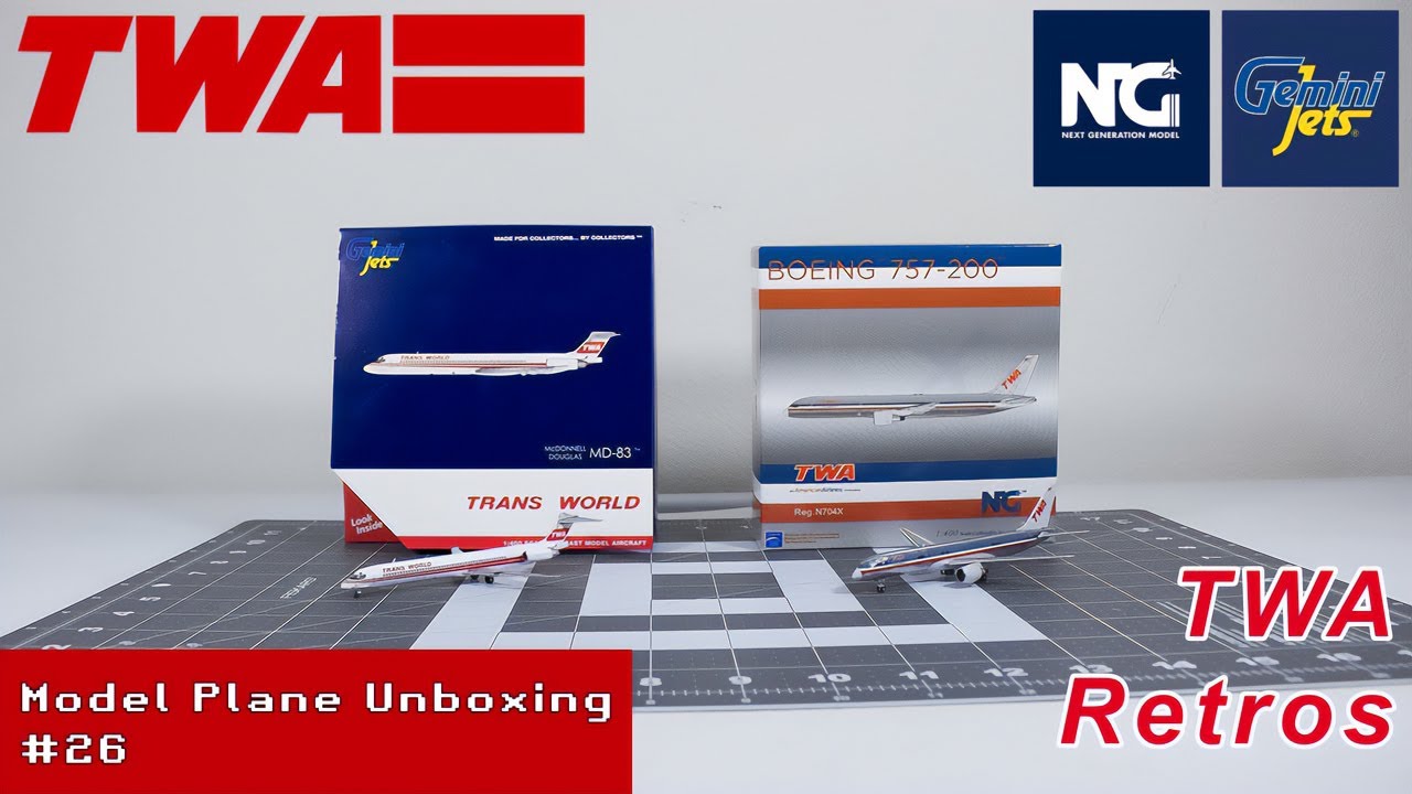 TWA RETROS!!!| NG Models and GeminiJets| Model Plane Unboxing #26 - YouTube