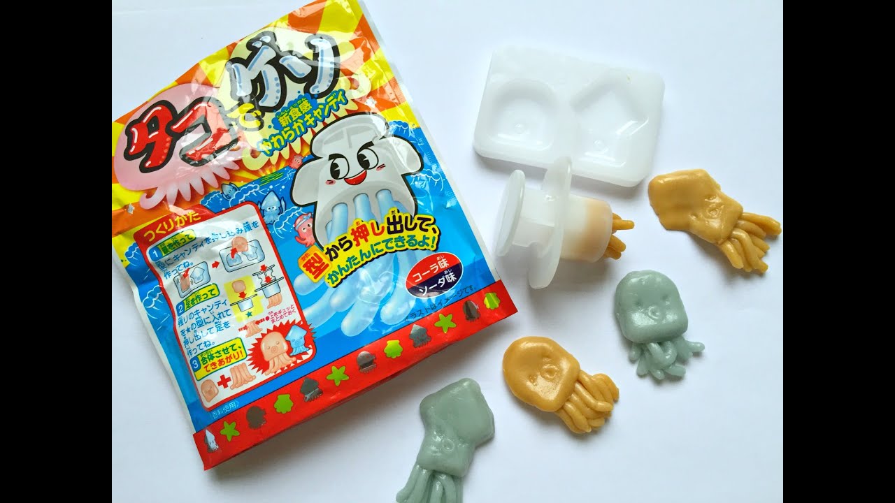 OCTOPUS SQUID CANDY KIT + Taste Test - YouTube
