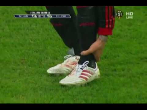 David Beckham Injury - Achilles Tendon - 14 March 2010 - YouTube