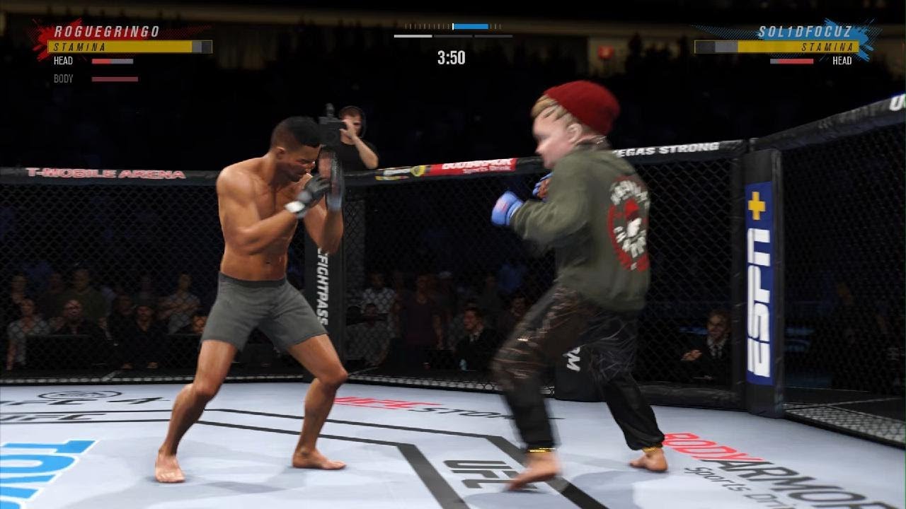 UFC4 Hasbulla Crazy comeback. Boxing and taunting with Hasbulla. - YouTube