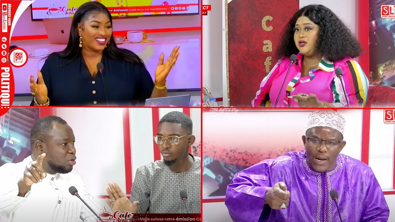 🛑Emission Matinale Café actu avec Nabou Cor, Mamy Samb et l'équipe du ...