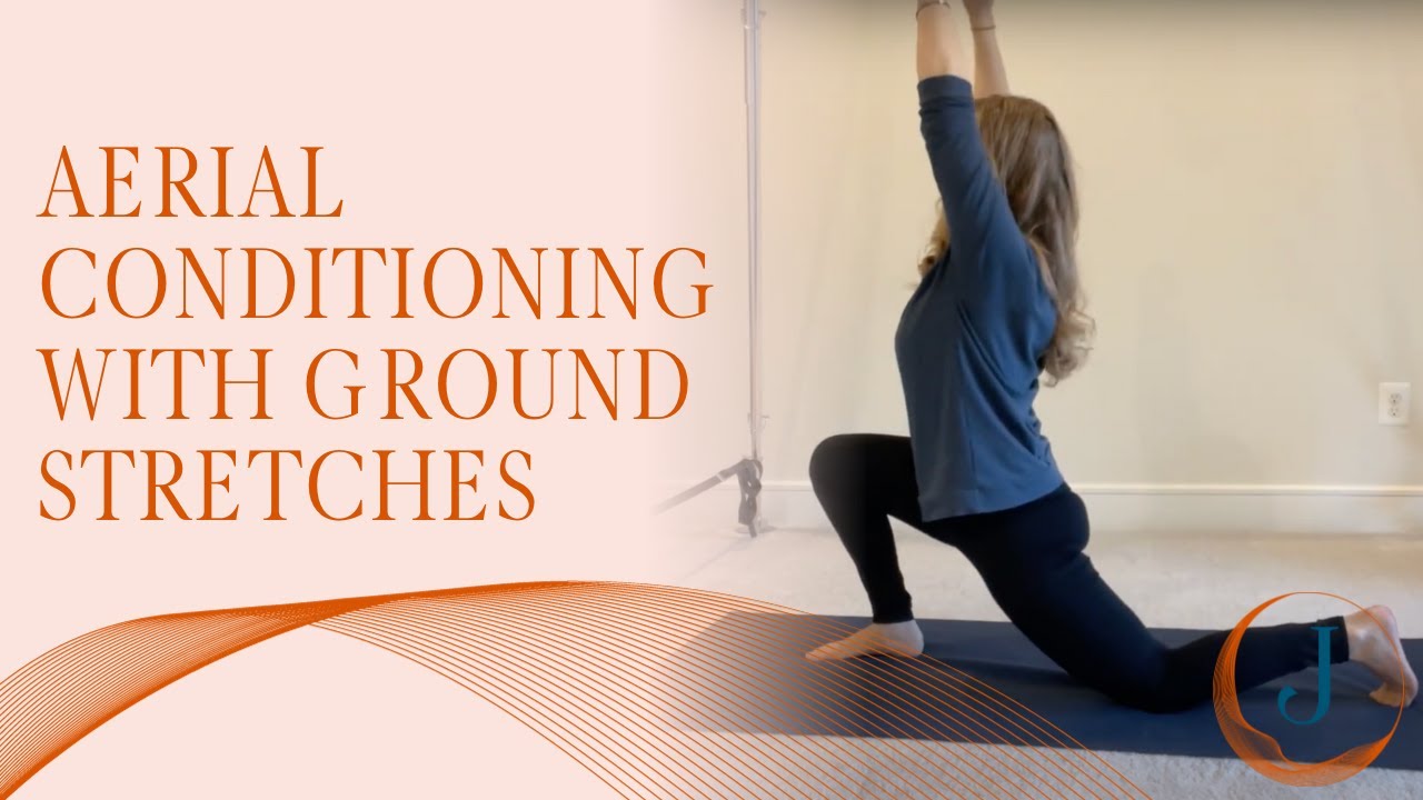 Aerial conditioning with Ground Stretches - YouTube