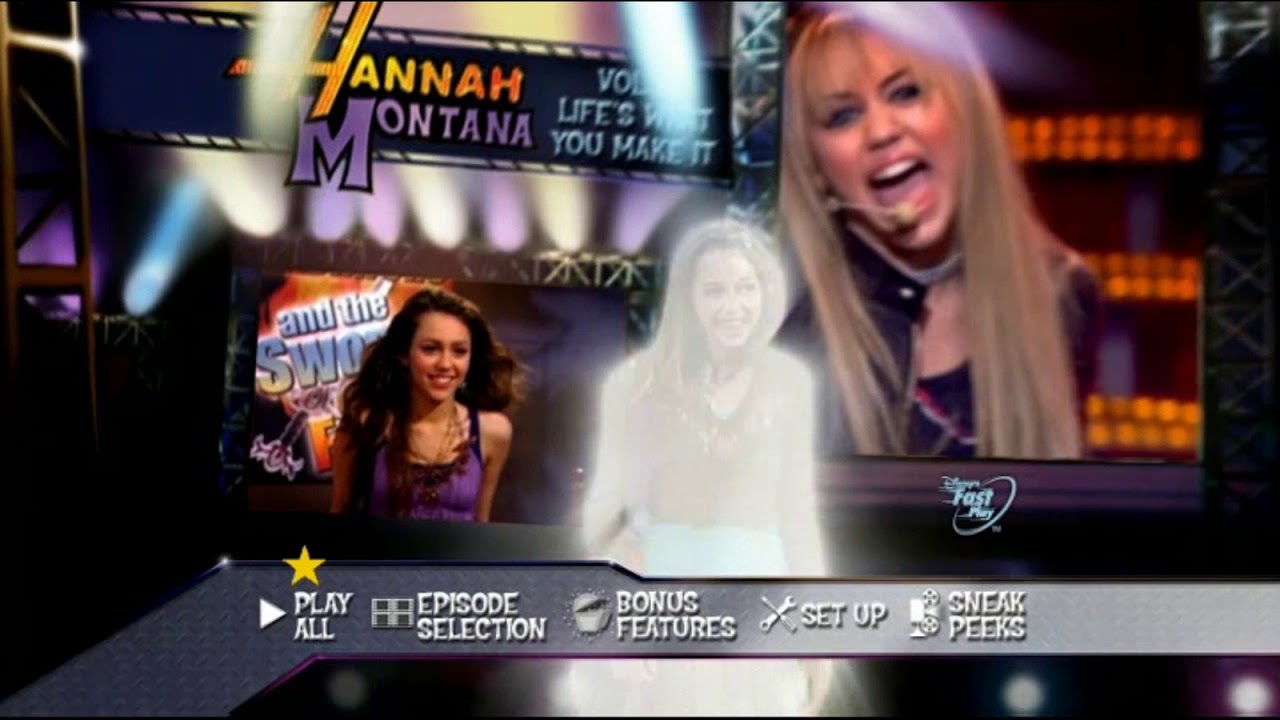 Hannah Montana:Life's What You Make It 2007 DVD Menu Walkthrough - YouTube