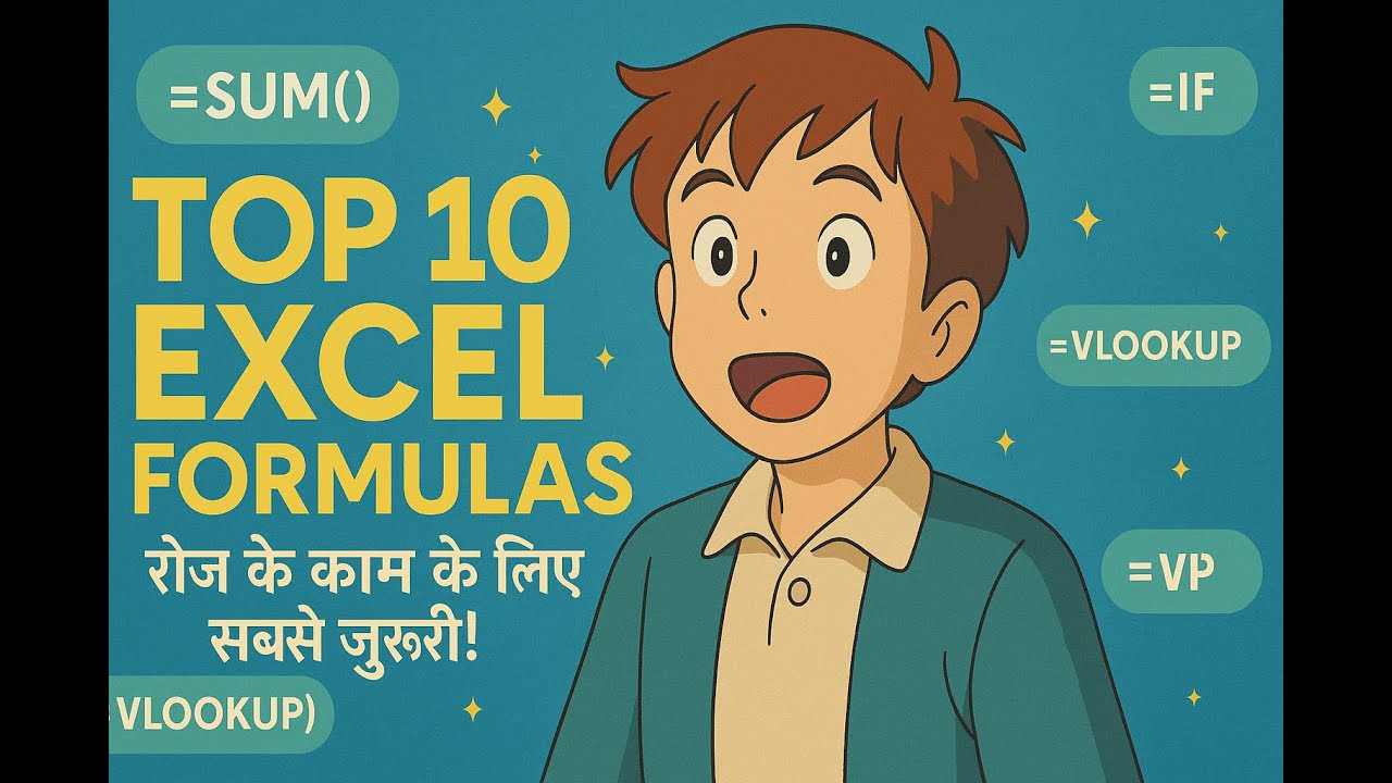 Top 10 Excel Formulas | Excel Mastery Series - YouTube
