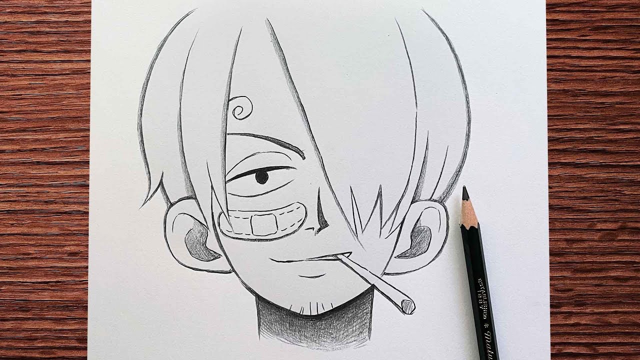 How to draw Sanji | Easy anime sketch | Easy to draw - YouTube