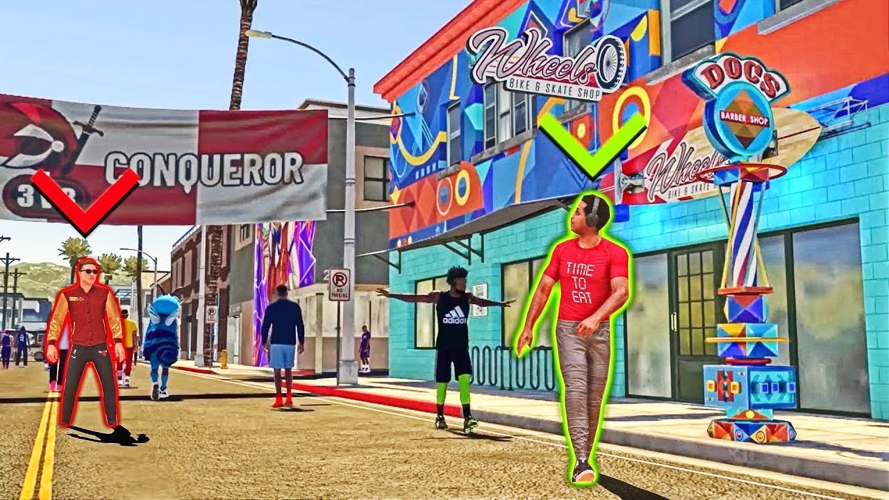 INTENSE GAME OF HIDE N SEEK IN THE NEW NBA 2K BEACH NEIGHBORHOOD - YouTube