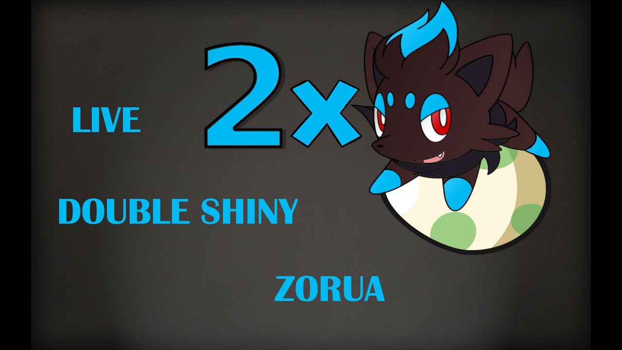 [LIVE] TWO SHINY ZORUA HATCHED IN UNDER 150 EGGS - YouTube
