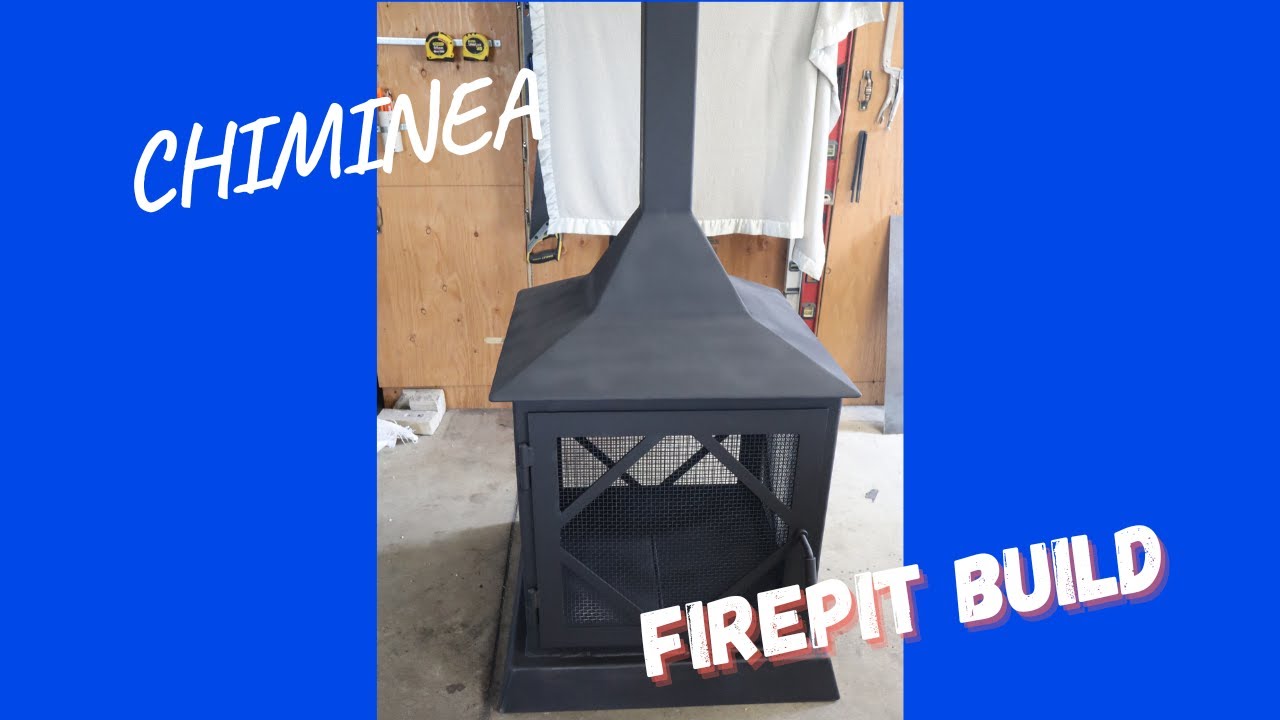Chiminea Firepit - build - YouTube