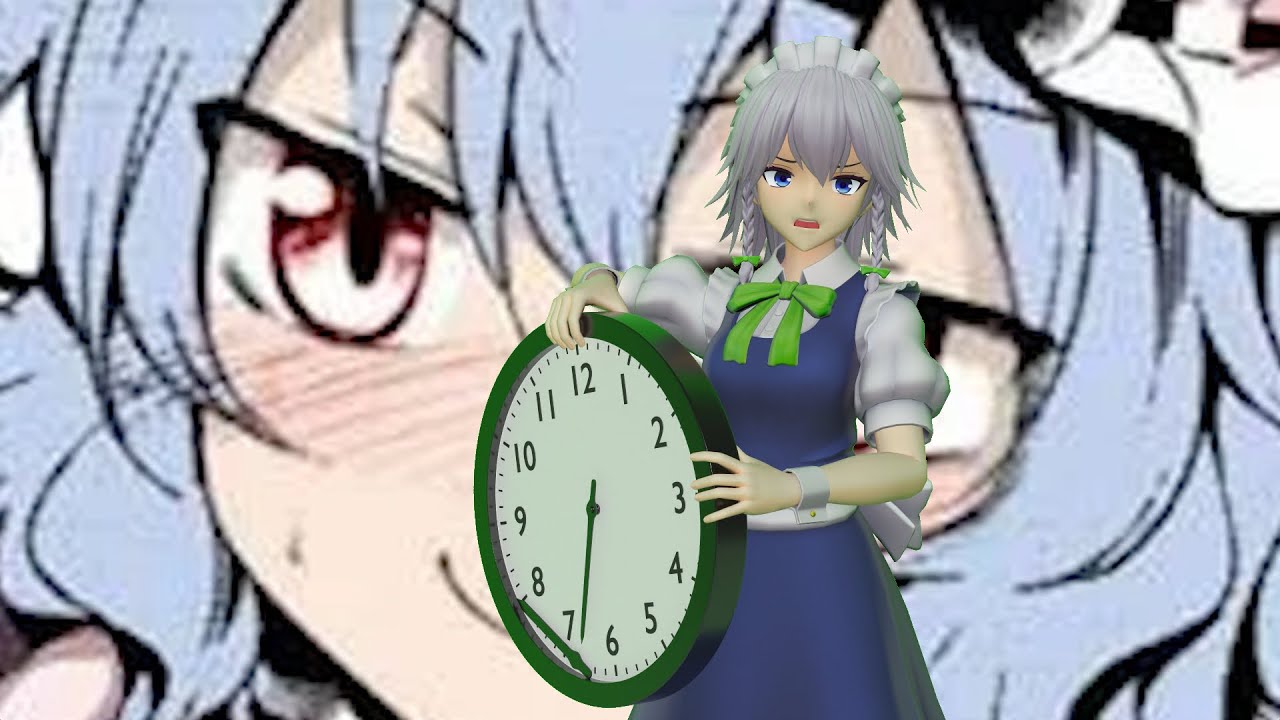 [Touhou/Blender/Greenscreen] Sakuya is tired of your bullshit - YouTube