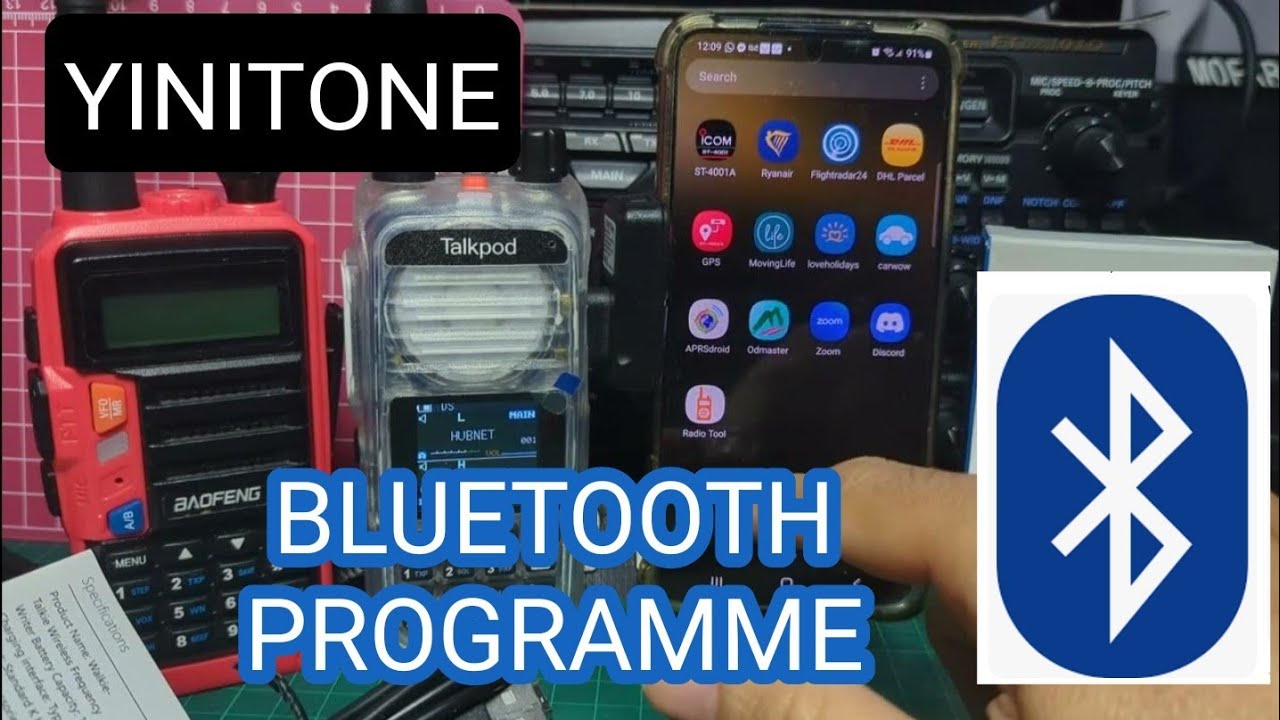 Yinitone - Bluetooth Radio Programer (Android Set Up) - YouTube