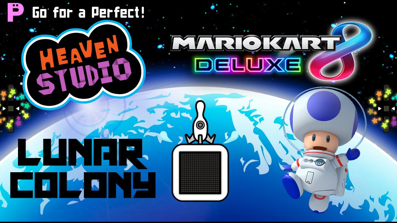 (Heaven Studio Custom Remix) Mario Kart 8 Deluxe OST - Lunar Colony ...