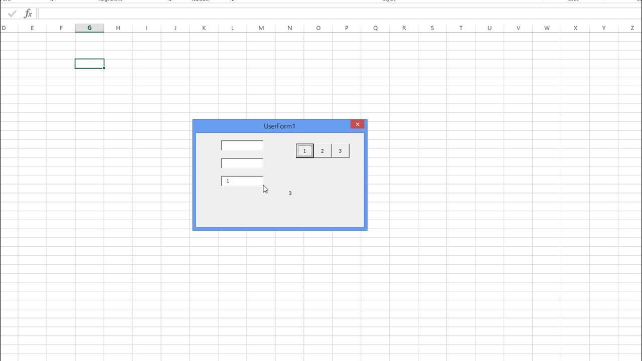 Excel VBA Userform - Numberpad That Works On Multiple Textboxes - YouTube