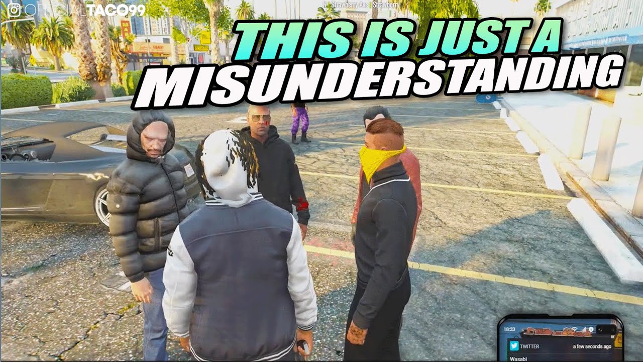 Taco Had To Save Anto After He Got Pressed By a Gang! | Prodigy RP ...
