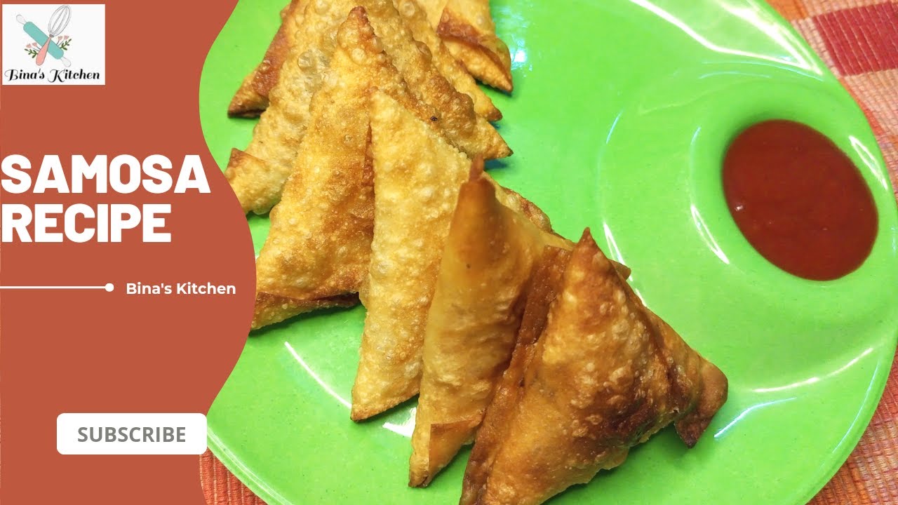 Chicken vegi samosa recipe / Samosa Recipe (Ramzan special) | Bina's ...
