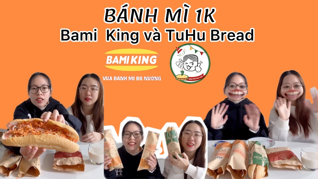 [Series đồ ăn trên ShopeeFood] Tập 2: Bánh mì 1K của Bami King và TuHu ...