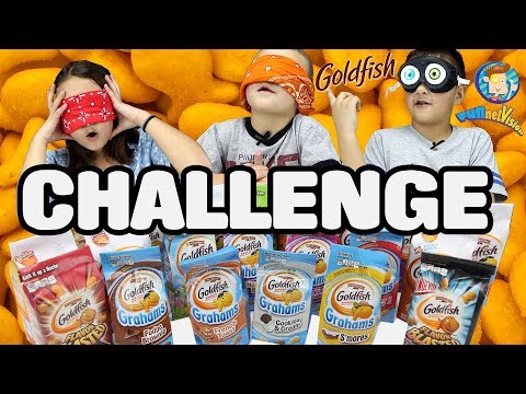 21 Flavors Goldfish Challenge! Taste Test Game (FV FAMILY GAMES)