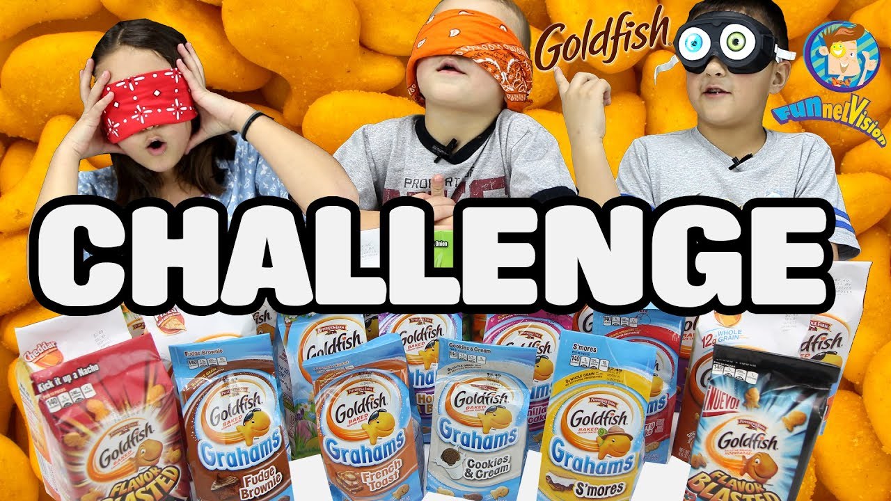 21 Flavors Goldfish Challenge! Taste Test Game (FV FAMILY GAMES) - YouTube