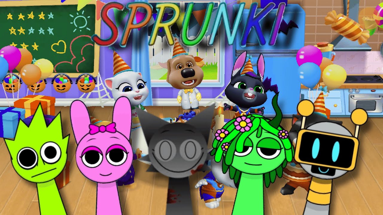 Talking Tom Friends SPRUNKI EDITION - YouTube