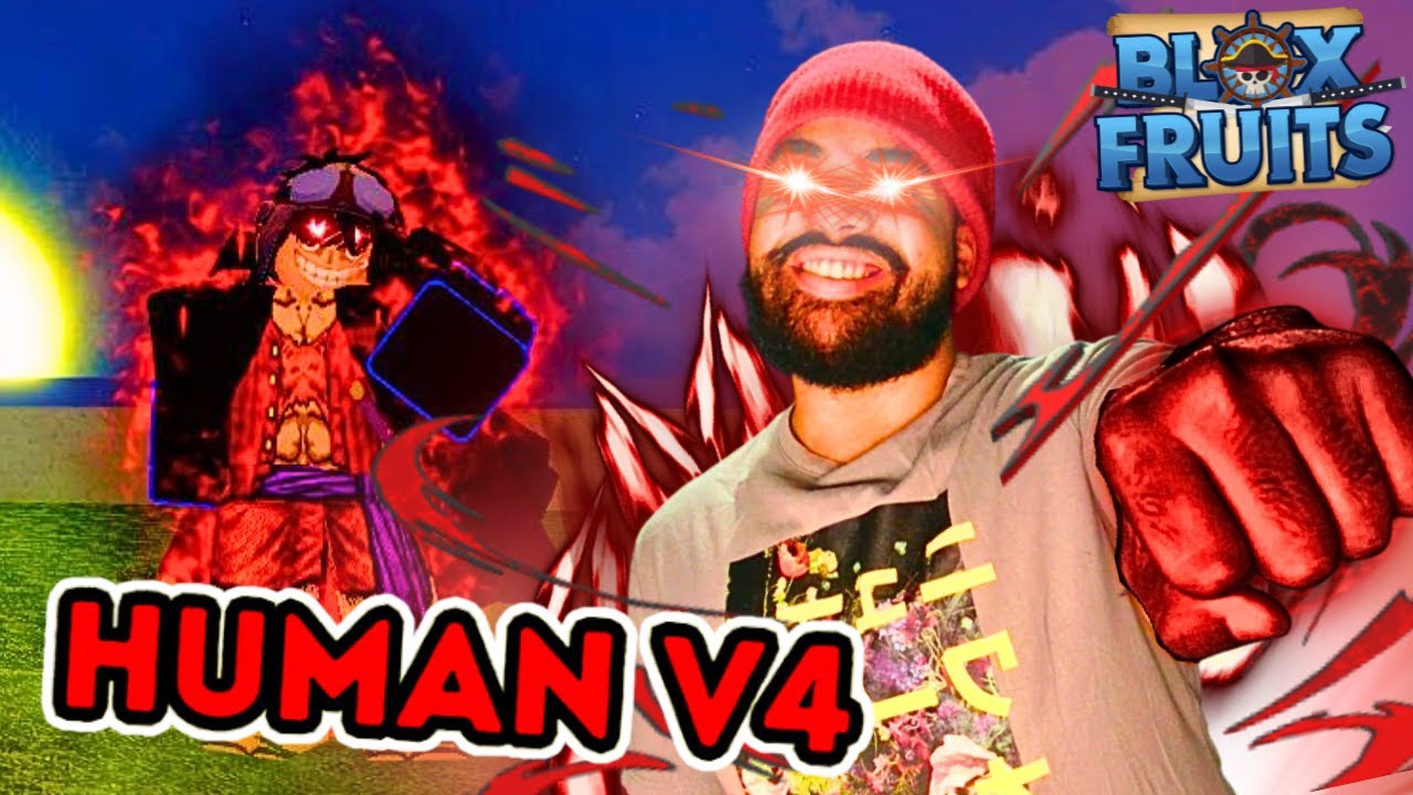 Conseguí HUMAN V4 en Blox Fruits y es INCREÍBLE - YouTube