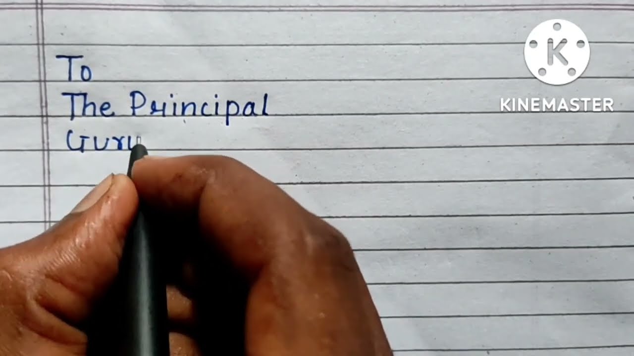 How to write application to the principal ||Application kaise likhe ...