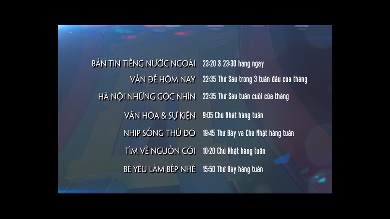 2015 | HanoiTV | NHỮNG CHƯƠNG TRÌNH MỚI NỔI BẬT - YouTube