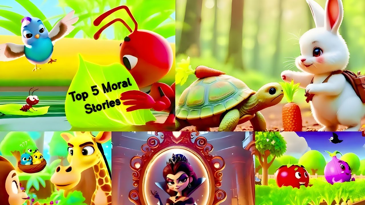 Best Moral Stories | Cute Kids Songs with Moral Lessons #KidsSongs # ...