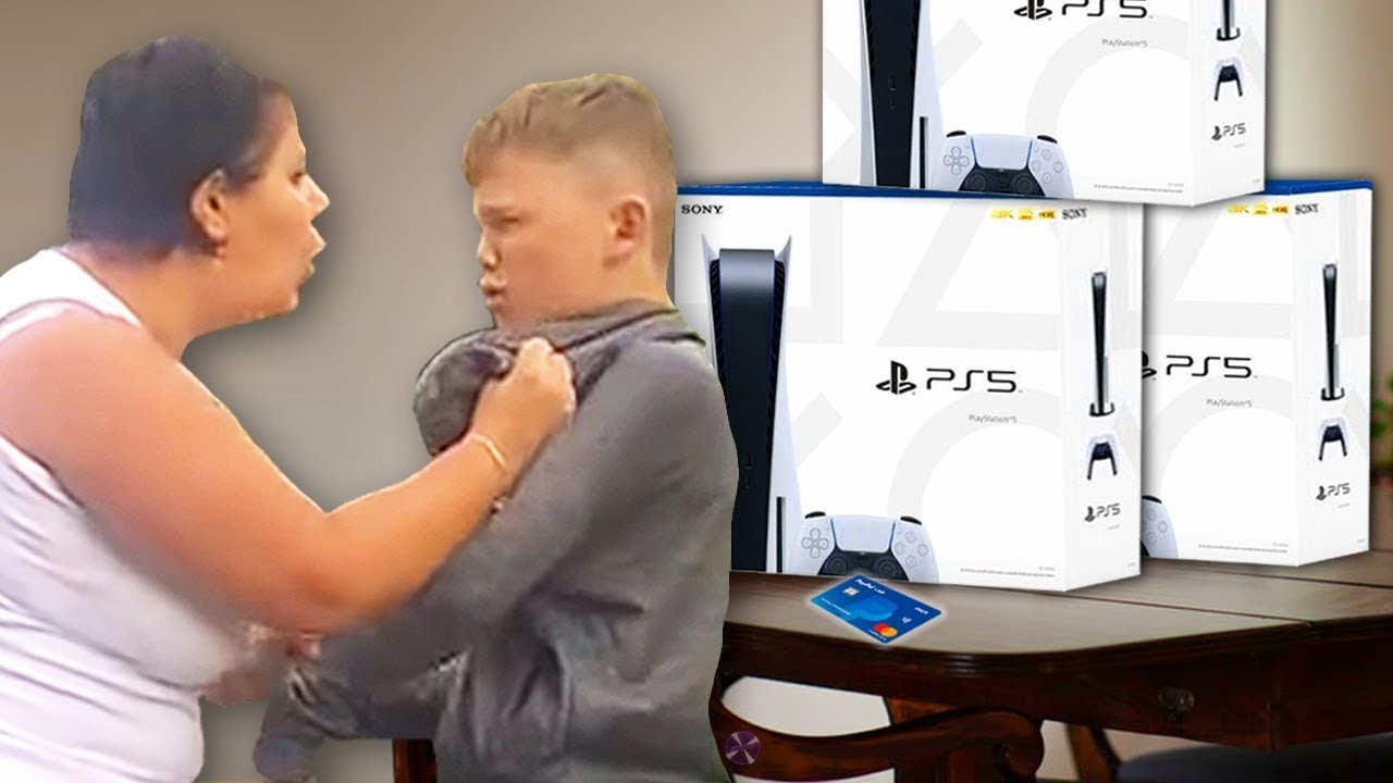 Kid STEALS MOMS Credit Card to Buy PS5 (BIG MISTAKE) - YouTube