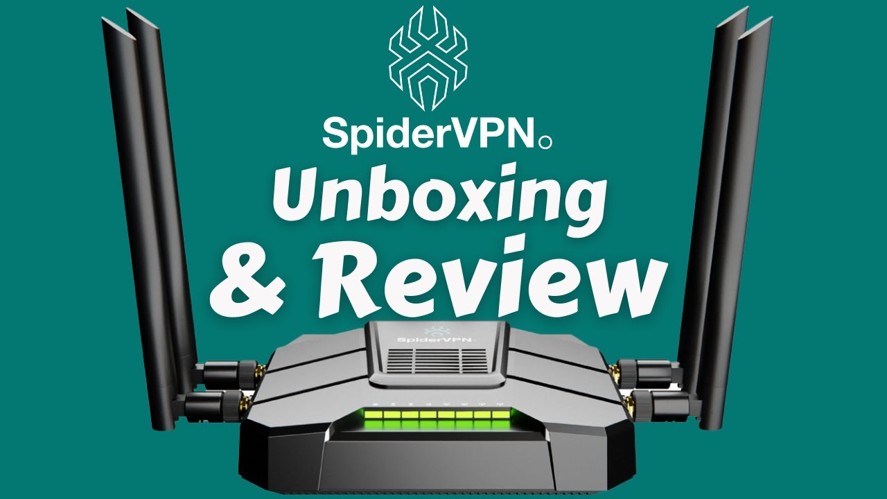 Spider VPN Router UNBOXING & REVIEW - YouTube