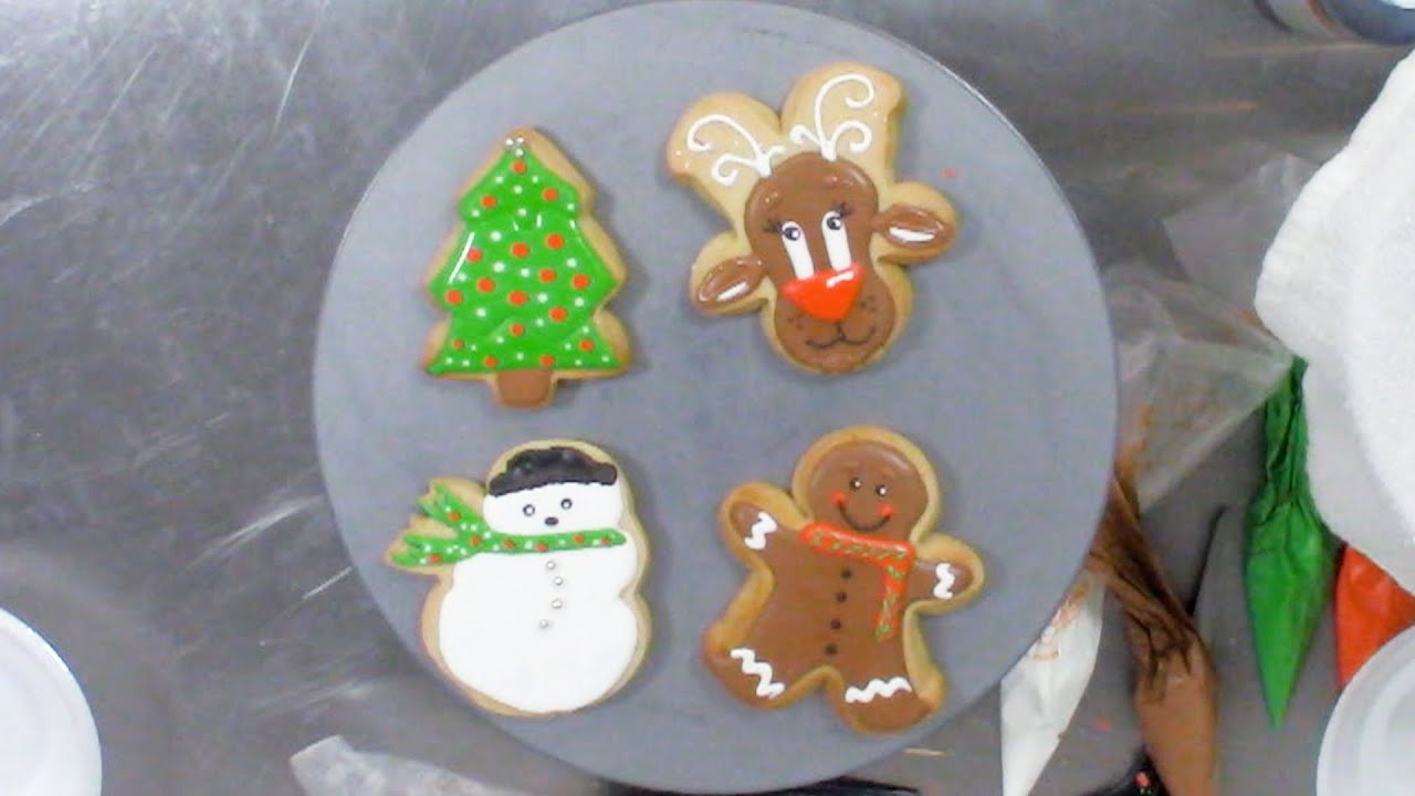 How to decorate Christmas Cookies! - YouTube