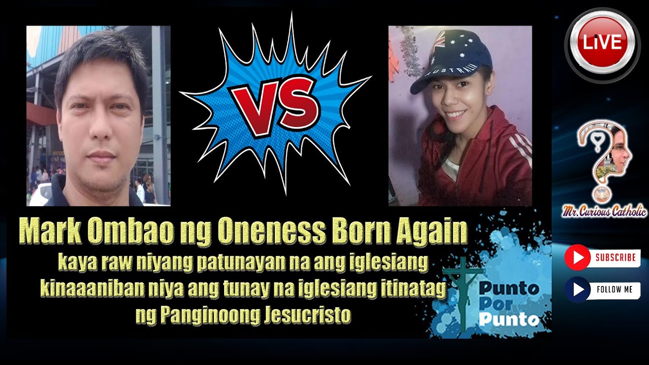 Talakayan] Patutunayan ni Bro. Mark Ombao na nasa panig sila ng True Church kay Bro San Rio ...