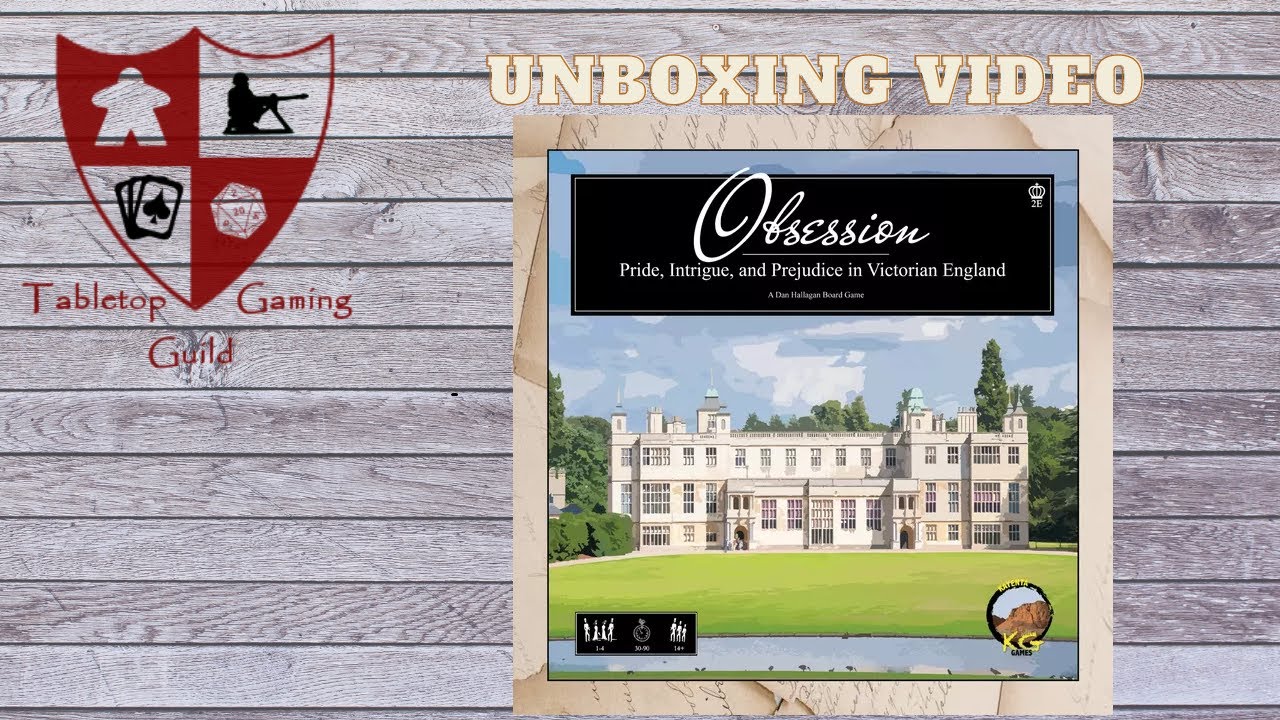 Obsession Board Game Unboxing - YouTube