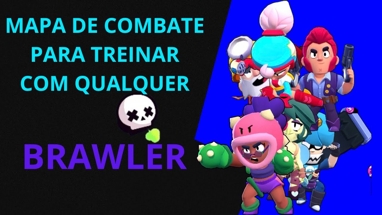 MAPA PARA TREINAR COM BOTS NO BRAWL STARS (mapa projetado para todos os ...