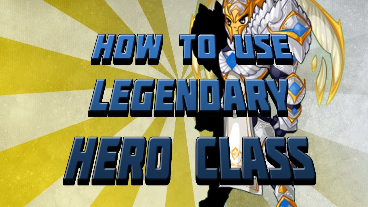 AQWorlds - How To Use Legendary Hero Class-Enchantments-Solo - YouTube