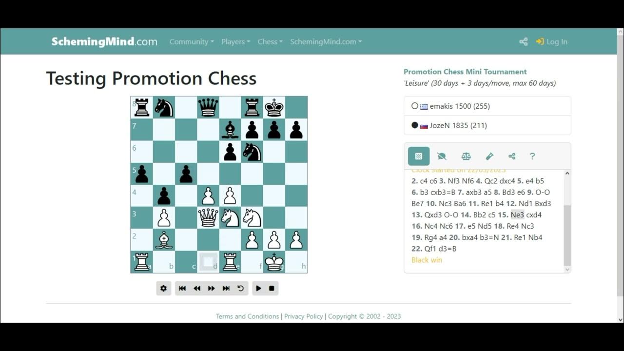 Promotion Chess - YouTube