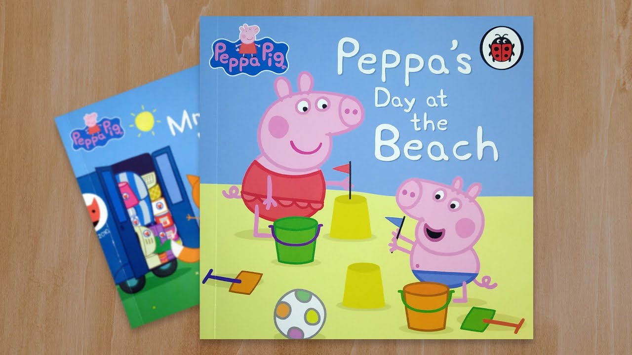16. Peppa's Day at the Beach Book Read Aloud for Children and Toddlers ...