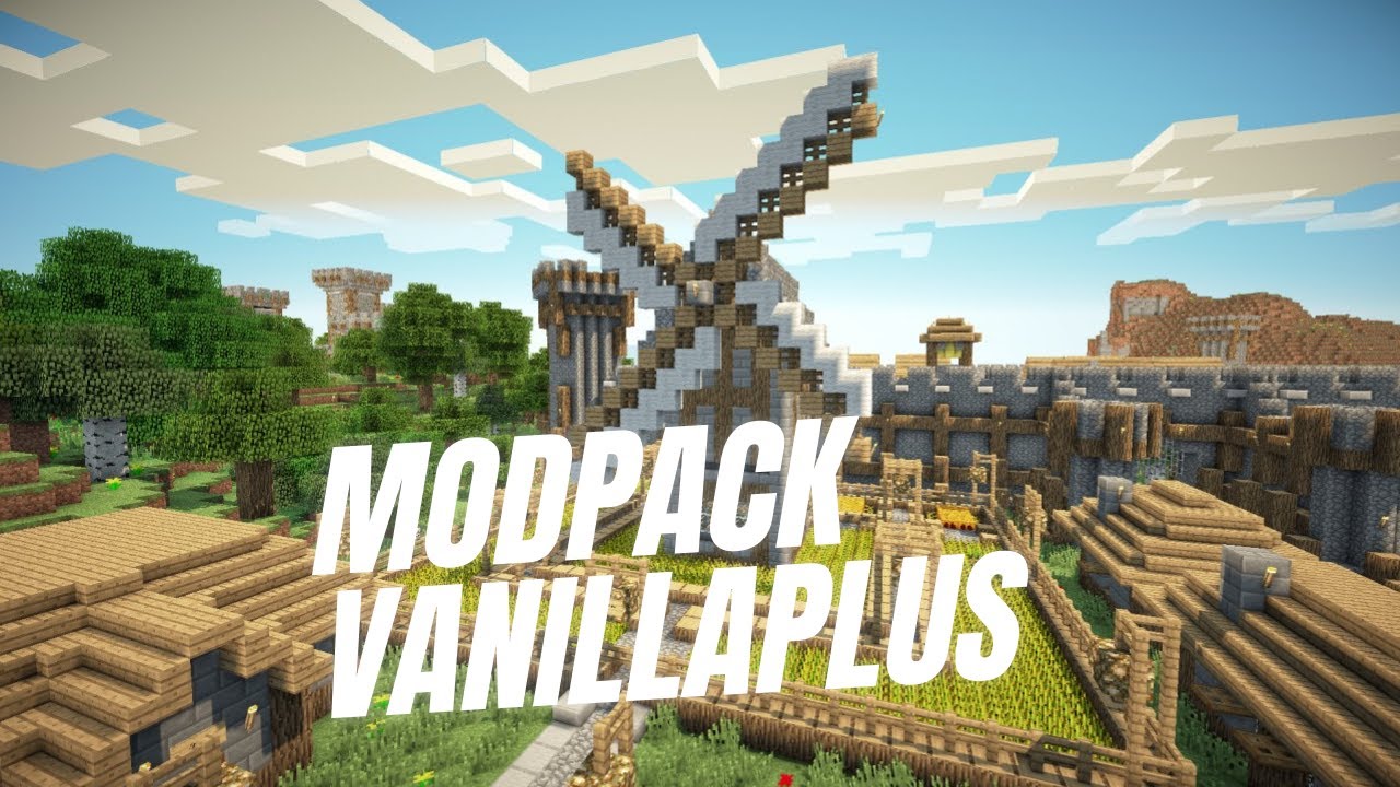 Modpack vanilla plus para pc de pocos recursos - YouTube