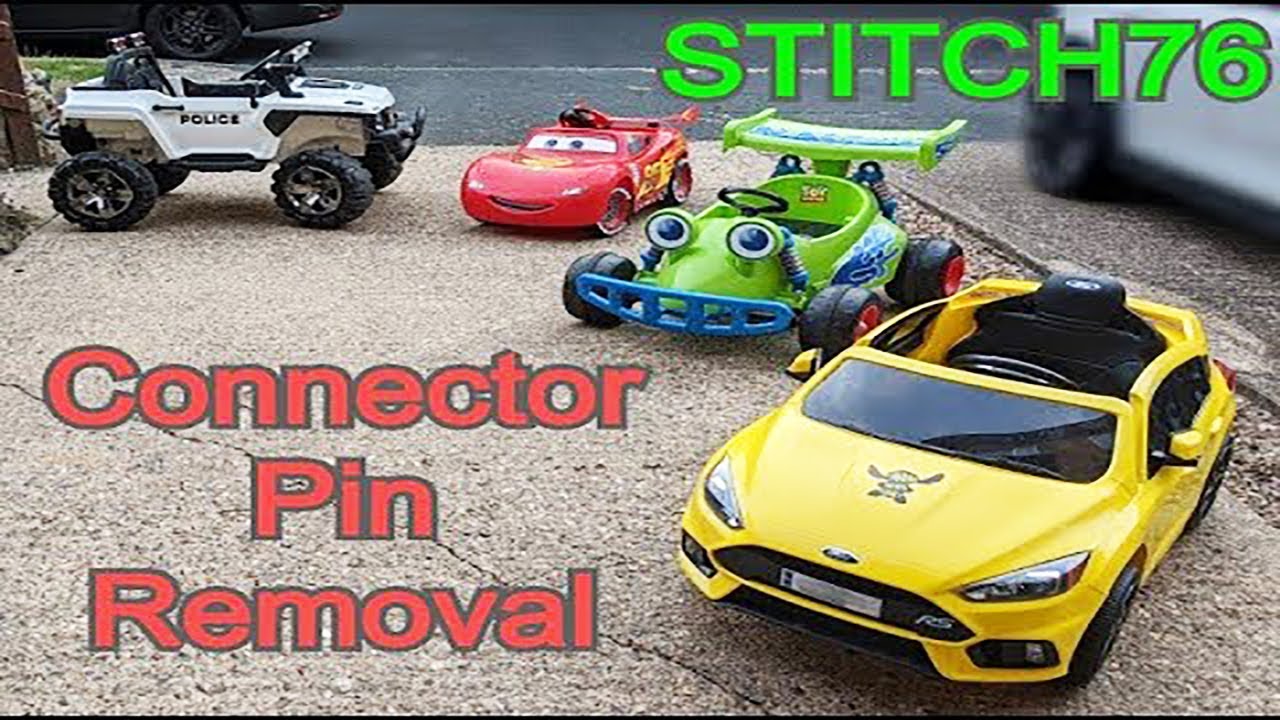 Kids Ride On Power Wheels Car Connector Pin Removal and Installation ...
