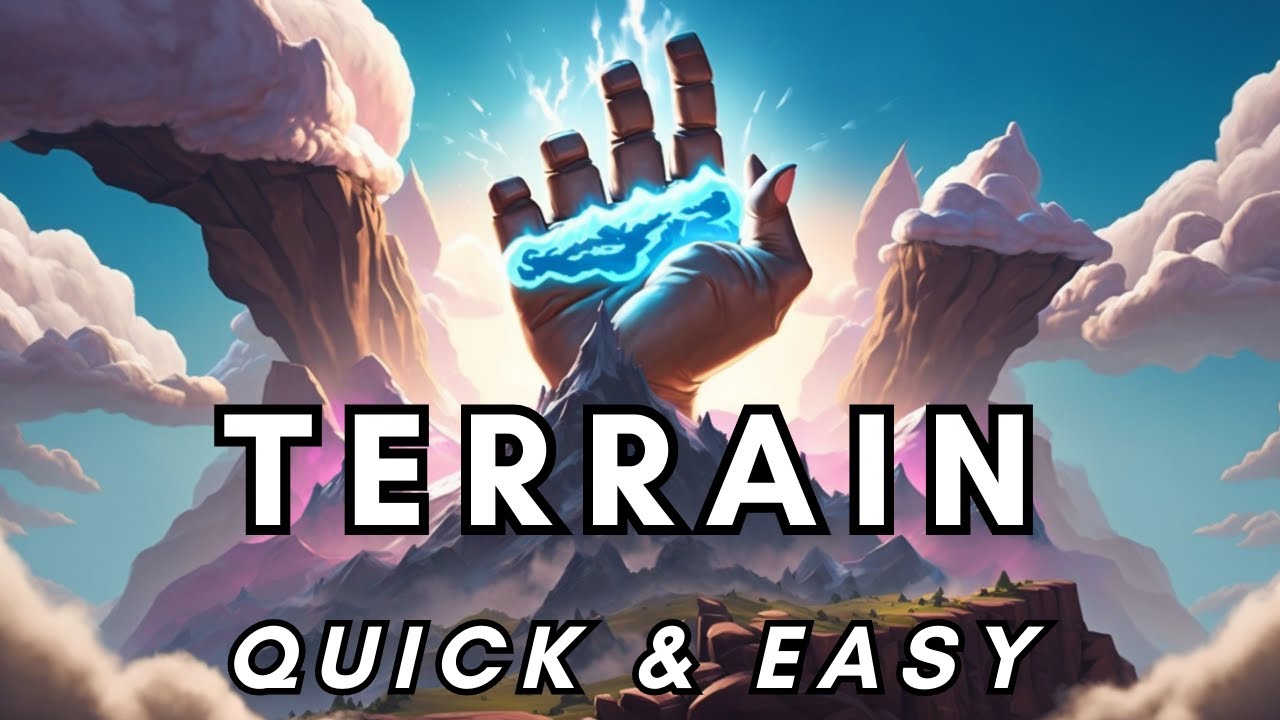 How to Quickly Create Unique Terrain in UEFN - YouTube