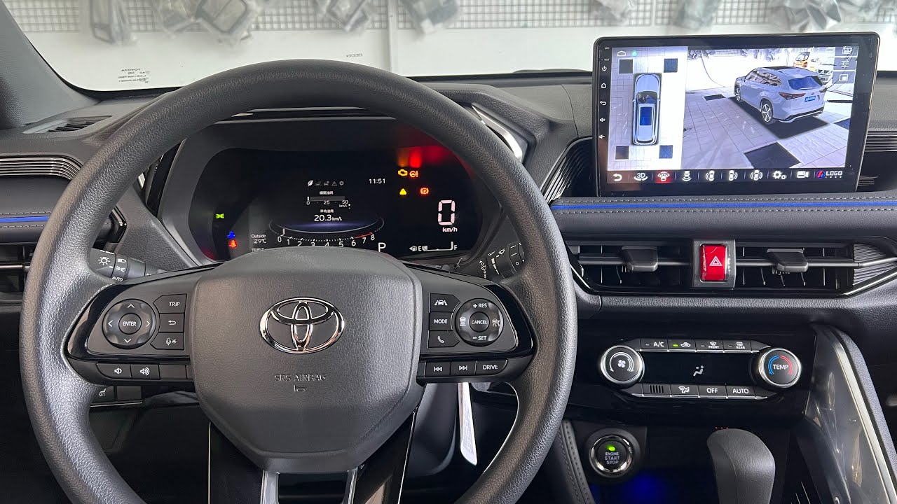 2024 Yaris Cross 安卓 360 環景 實裝10吋+1080P鏡頭 享樂 酷動 潮玩版 Toyota YC 360 環景 不用 ...