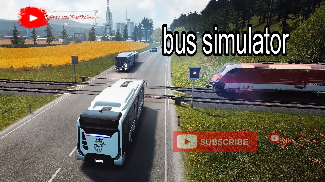 bus simulator city ride gameplay - YouTube