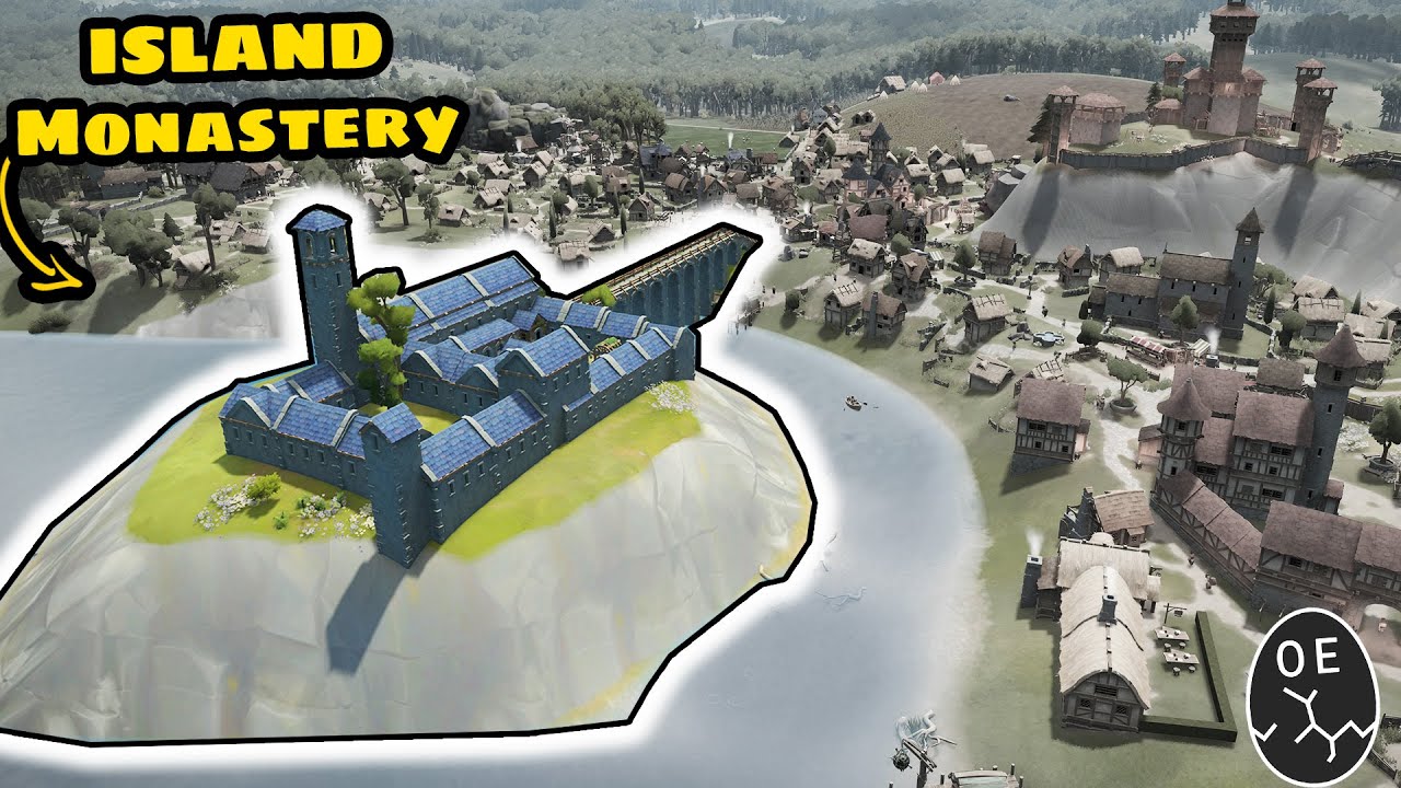 Building An ISLAND Monastery In Foundation 1.0! #6 - YouTube